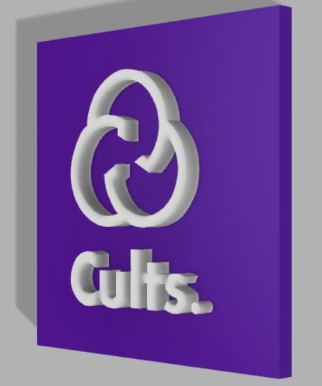 Бесплатный STL файл CULTS logo.・Шаблон для загрузки и 3D-печати・Cults
